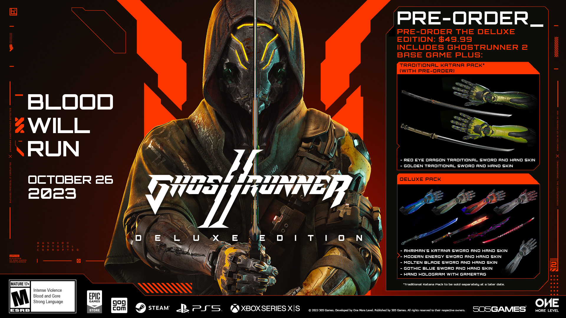 Ghostrunner 2 Launches October 26, Pre-Order Now! Watch the new Bosses Trailer – Ghostrunner 2